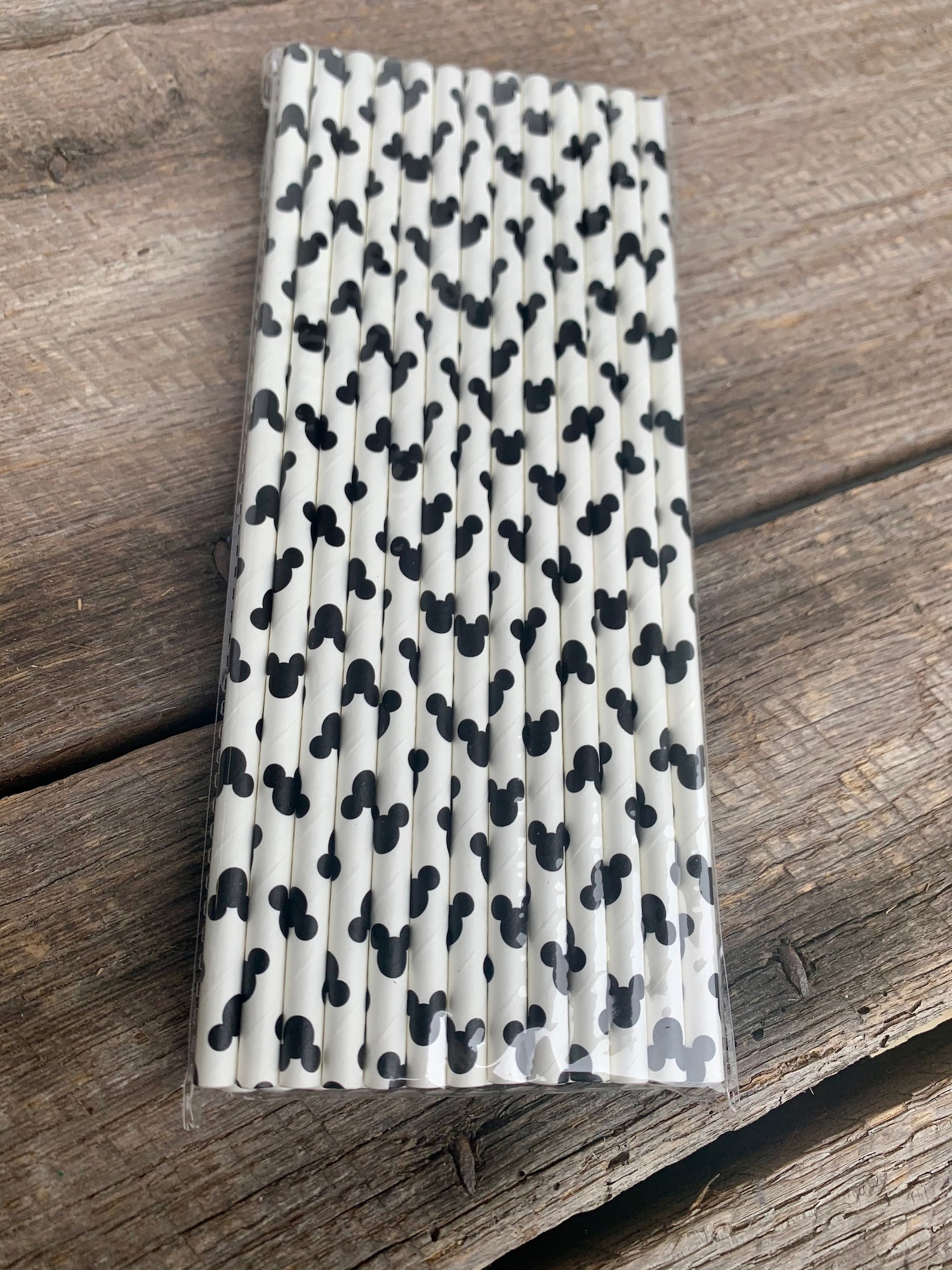 Mickey Mouse Inspired Straws, Available in Sets of 25, Mickey Birthday ...