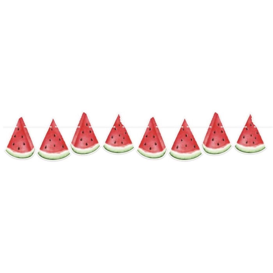 Watermelon Banner, 5 Feet Long, Fruit Party, Summer Birthday, Sweet ...