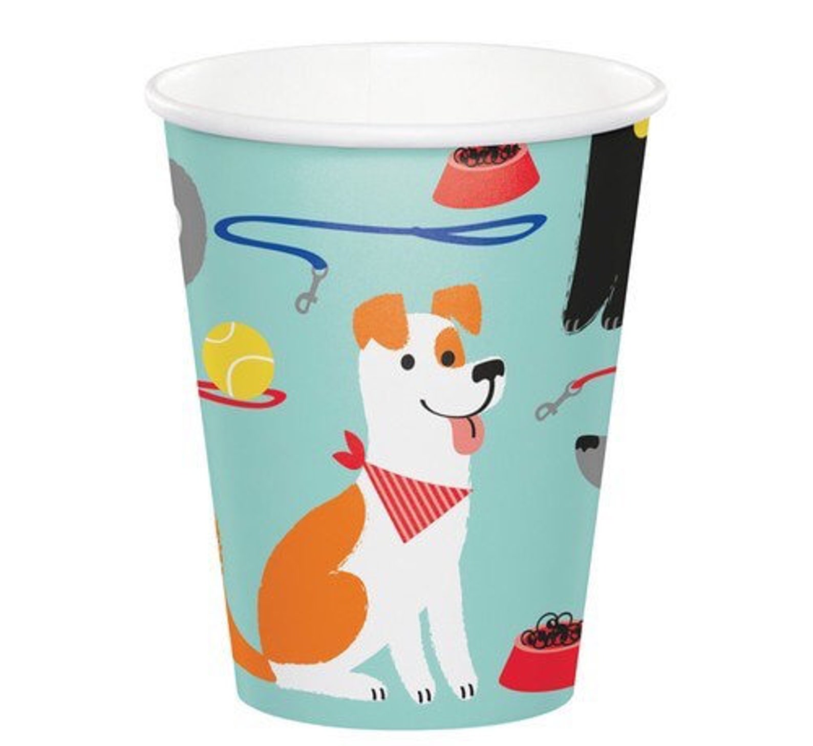 Dog Party Cups Dog Party Puppy Party Set of 8 Cups - Etsy