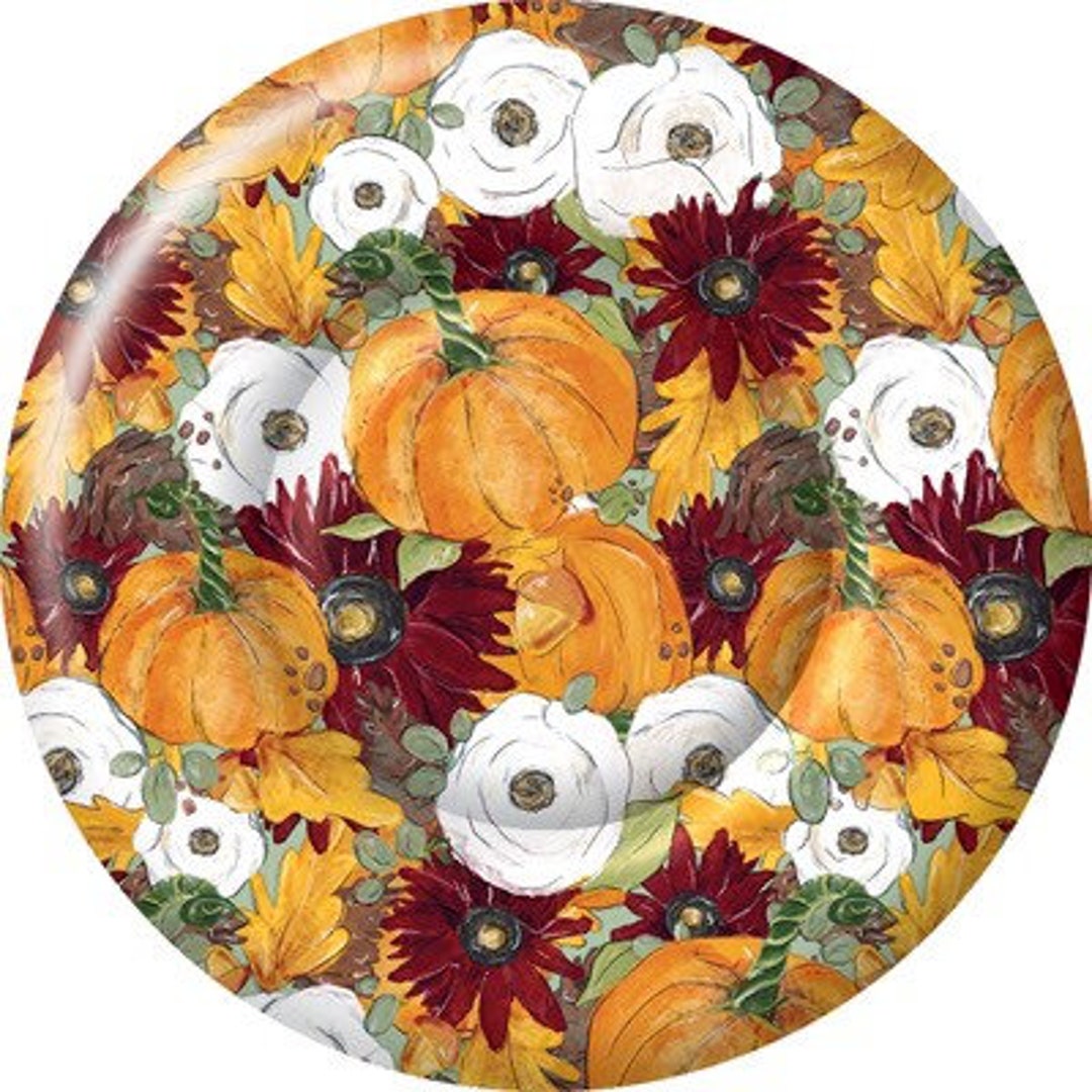 Fall Foliage Dessert Plates, Set of 8, Harvest Plates, Fall Party ...