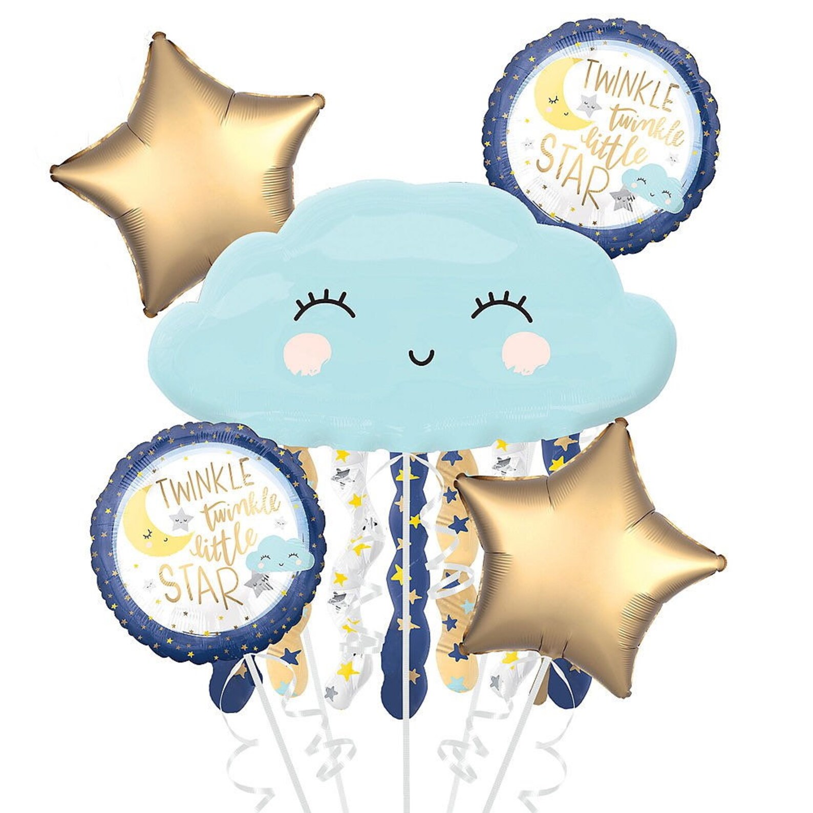 Twinkle Twinkle Little Star Balloon Bouquet Set of 5 - Etsy