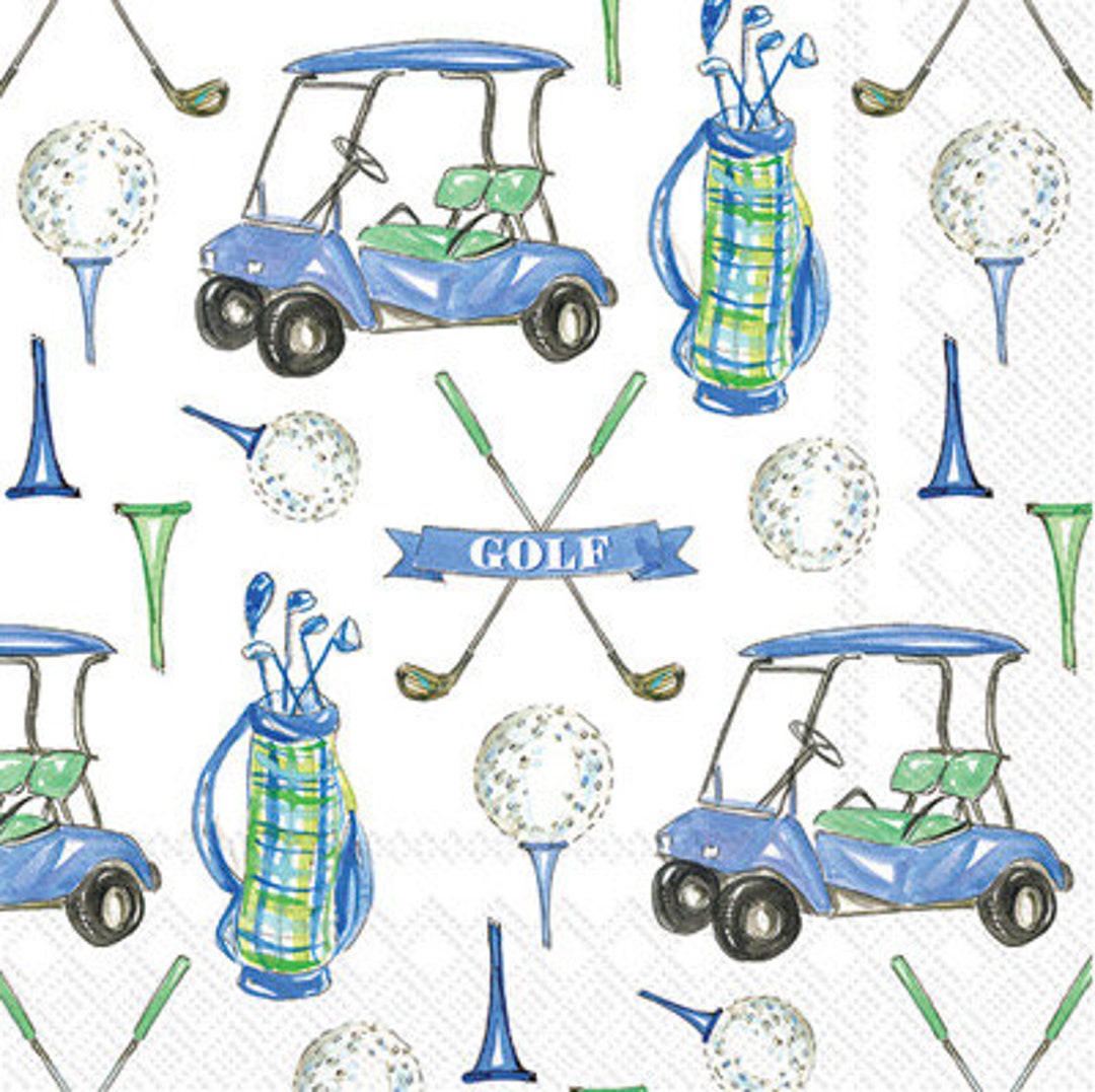 Guy Golf Beverage Napkins, Set of 20, Golf Party Theme, Golf Event - Etsy