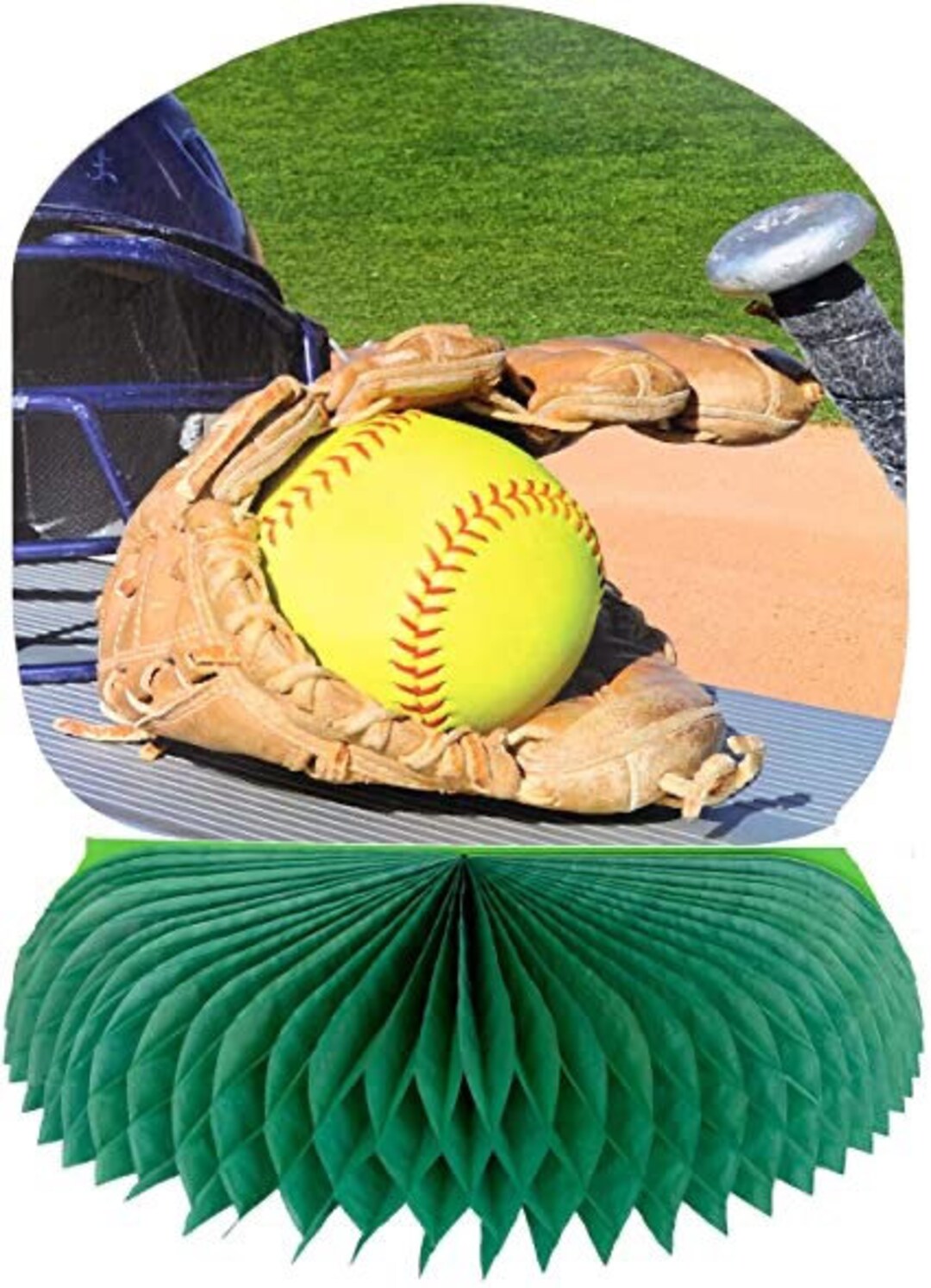 Girl's Fastpitch Softball Centerpiece Softball Party, Softball Birthday ...