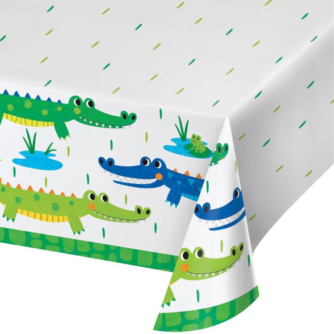 Alligator Tablecover, 54” X 102”, Alligator Party - Etsy