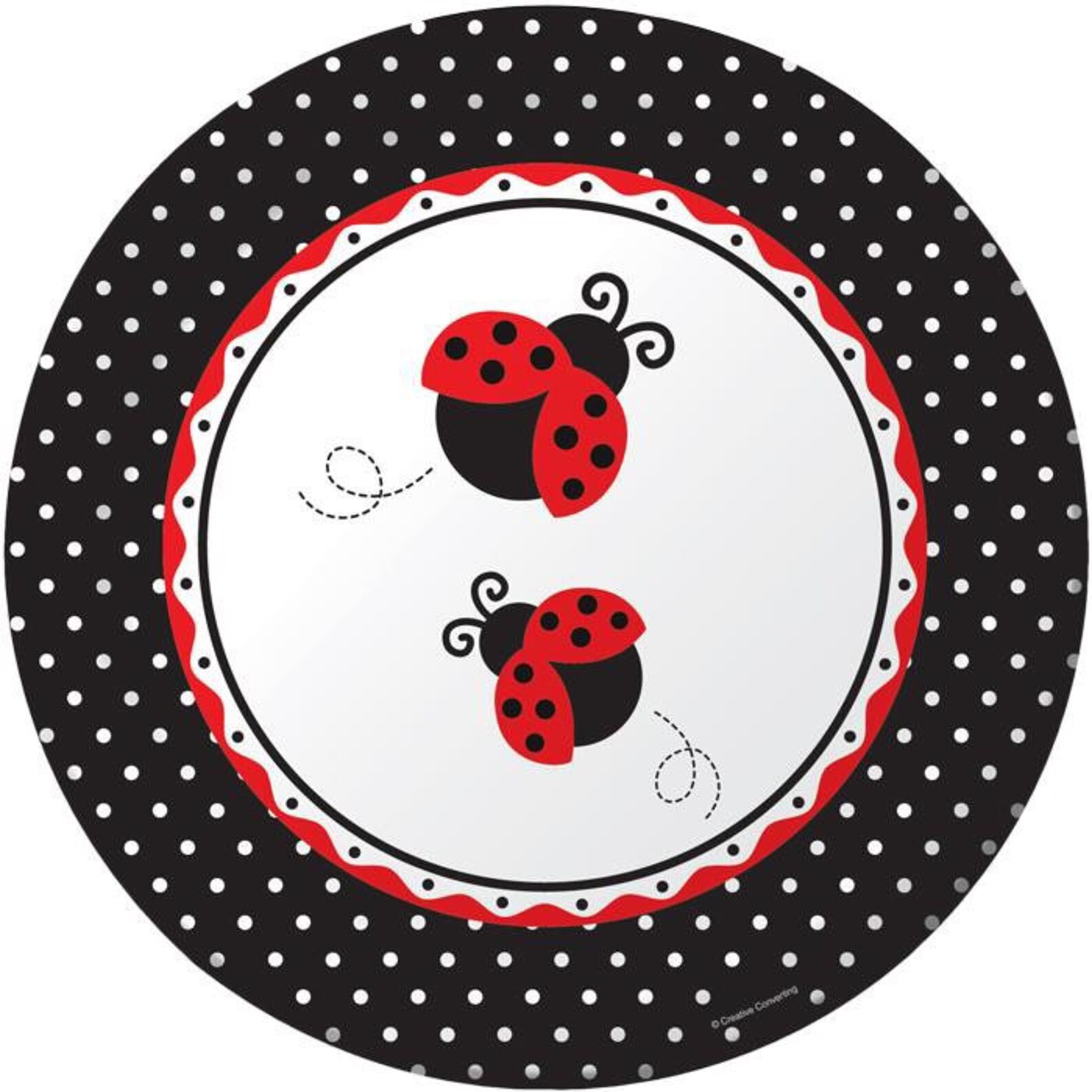 Ladybug 10 Dinner Plates Set of 8 Ladybug Party Ladybug - Etsy