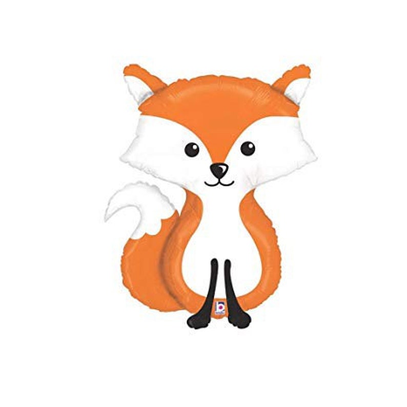 Jumbo 36" Woodland Fox Balloon, Wild One Birthday Party - Etsy