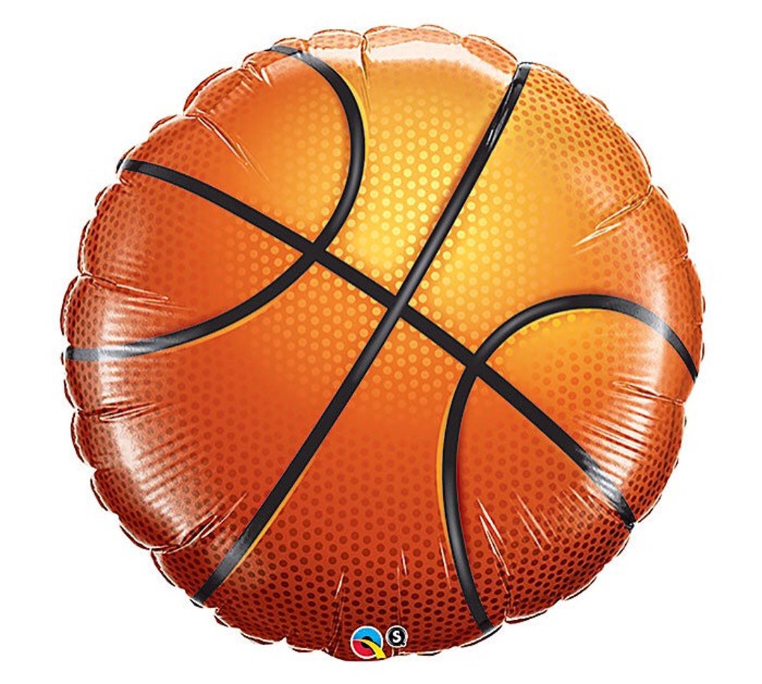 Jumbo 28" Basketball Balloon, Basketball Party, Basketball Themed Party ...