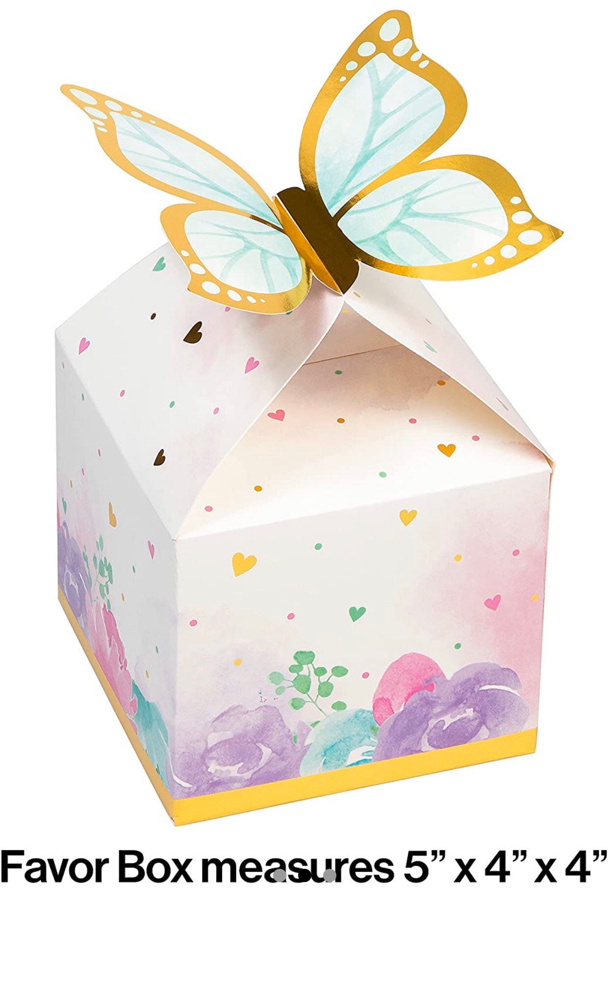 Butterfly Shimmer Treat Boxes Set of 8 Butterfly Birthday - Etsy