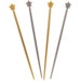 Gold and Silver Plastic Star Picks. Set of 200, Twinkle Twinkle Little ...