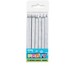 Silver Birthday Candles, Set of 12, Birthday Candles - Etsy