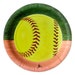 Fastpitch Softball Dessert Plates 8ct, Softball Party, Softball ...