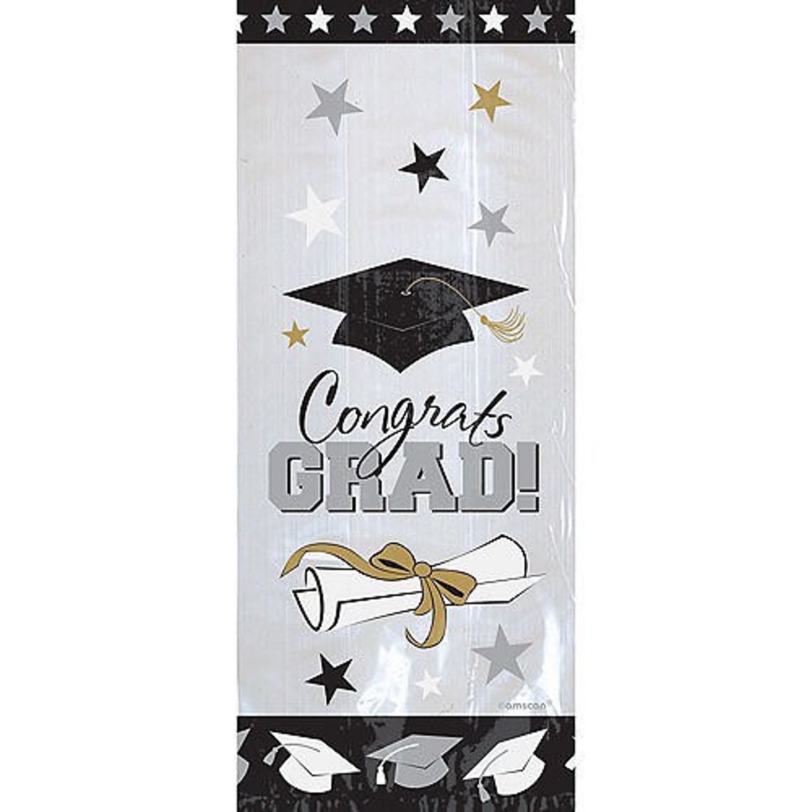 Graduation Treat Bags With Twist Ties, Congrats Grad Party Favors, Set ...