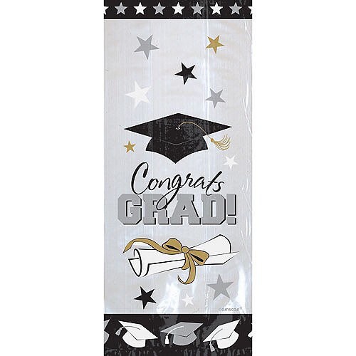 Graduation Treat Bags With Twist Ties, Congrats Grad Party Favors, Set ...