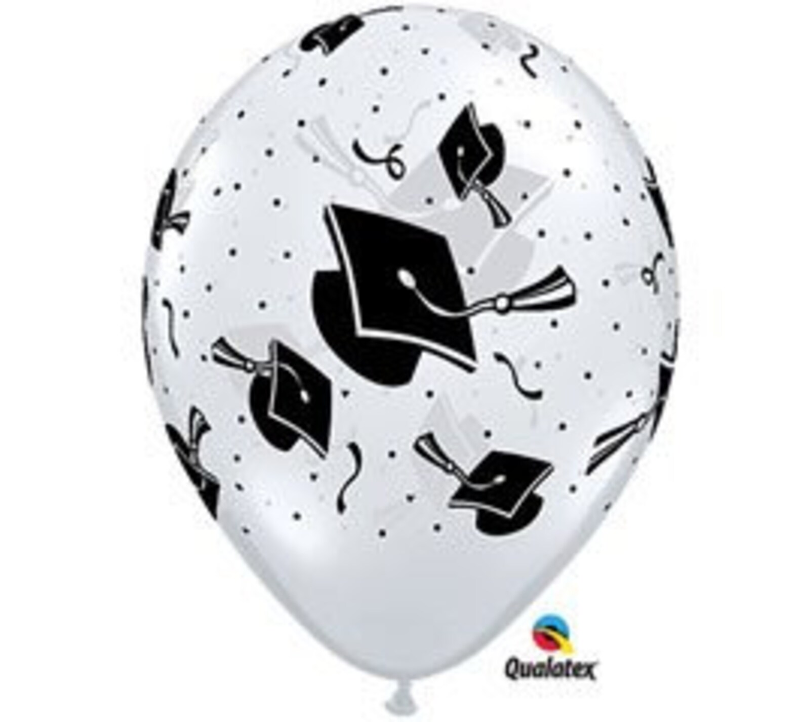 11 Black and Clear Graduation Cap Balloons Set of 6 - Etsy