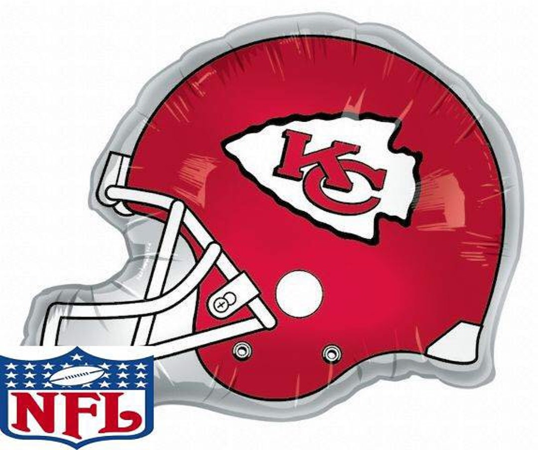 Kansas City Chiefs Football Helmet Balloon, 26 Foil Balloon, Football ...