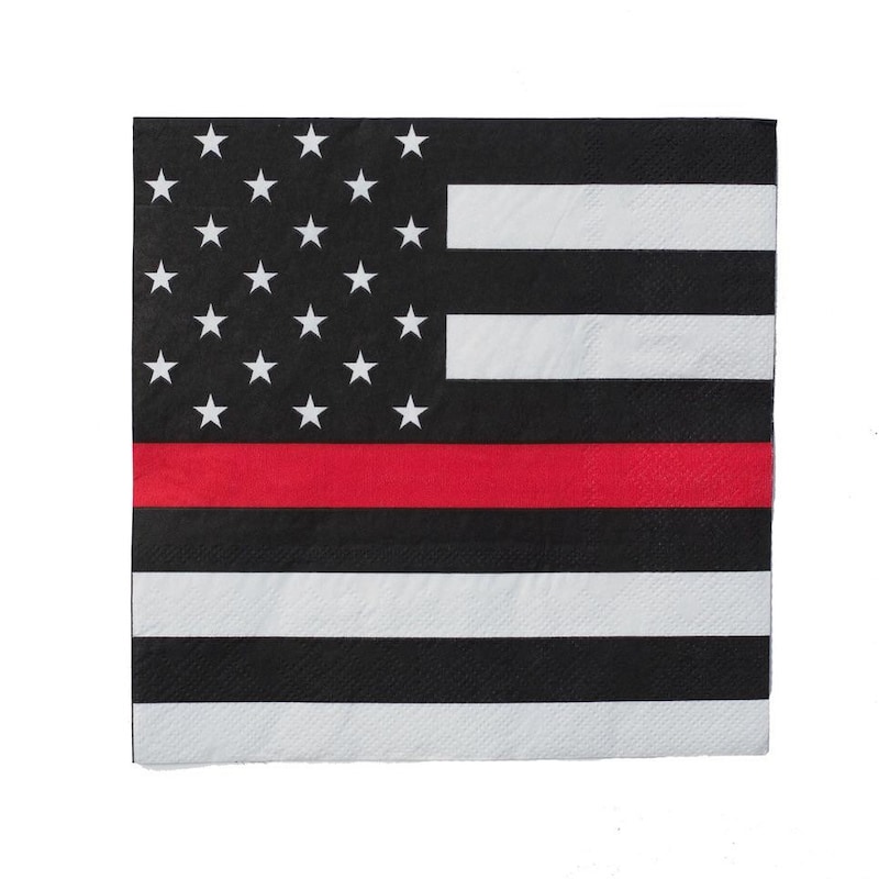 Firefighters Napkins - Etsy
