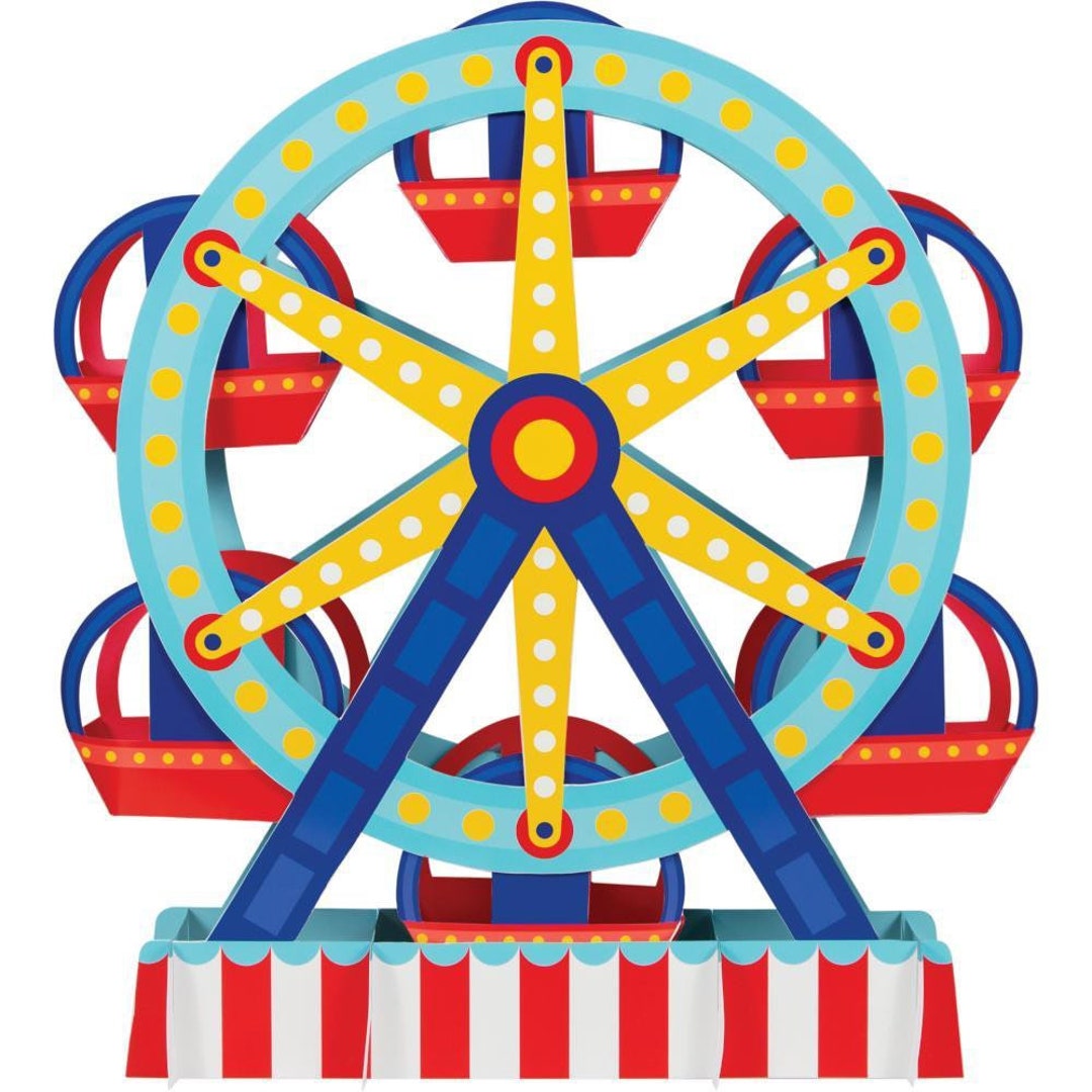 Circus Carnival Ferris Wheel Centerpiece, 1 Ct, Circus Themed Birthday ...