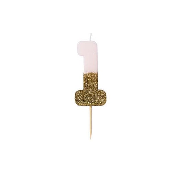 Number One Candle - Etsy