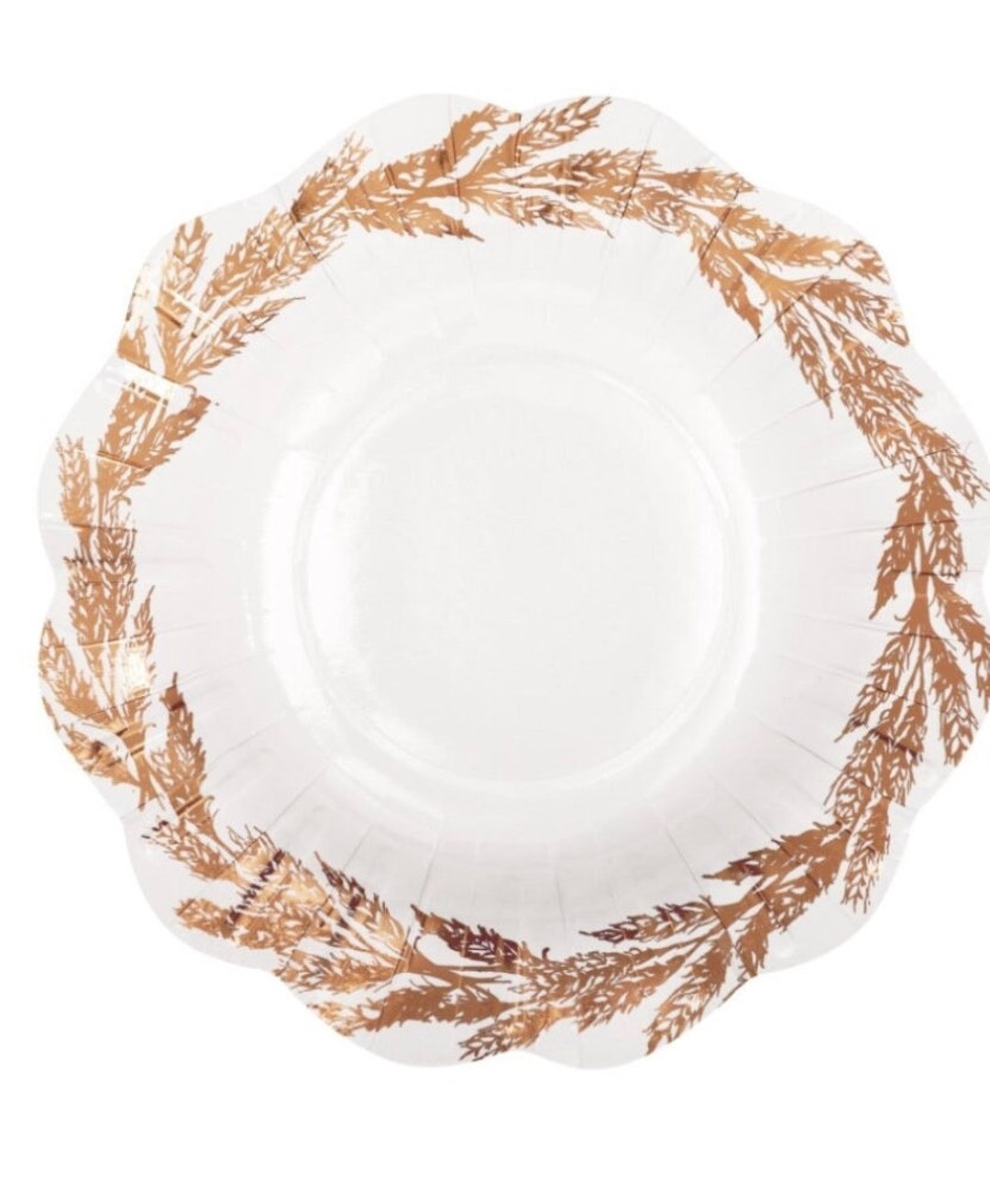Elegant Thanksgiving 7” Paper Bowls, Harvest Table, Fall Party ...