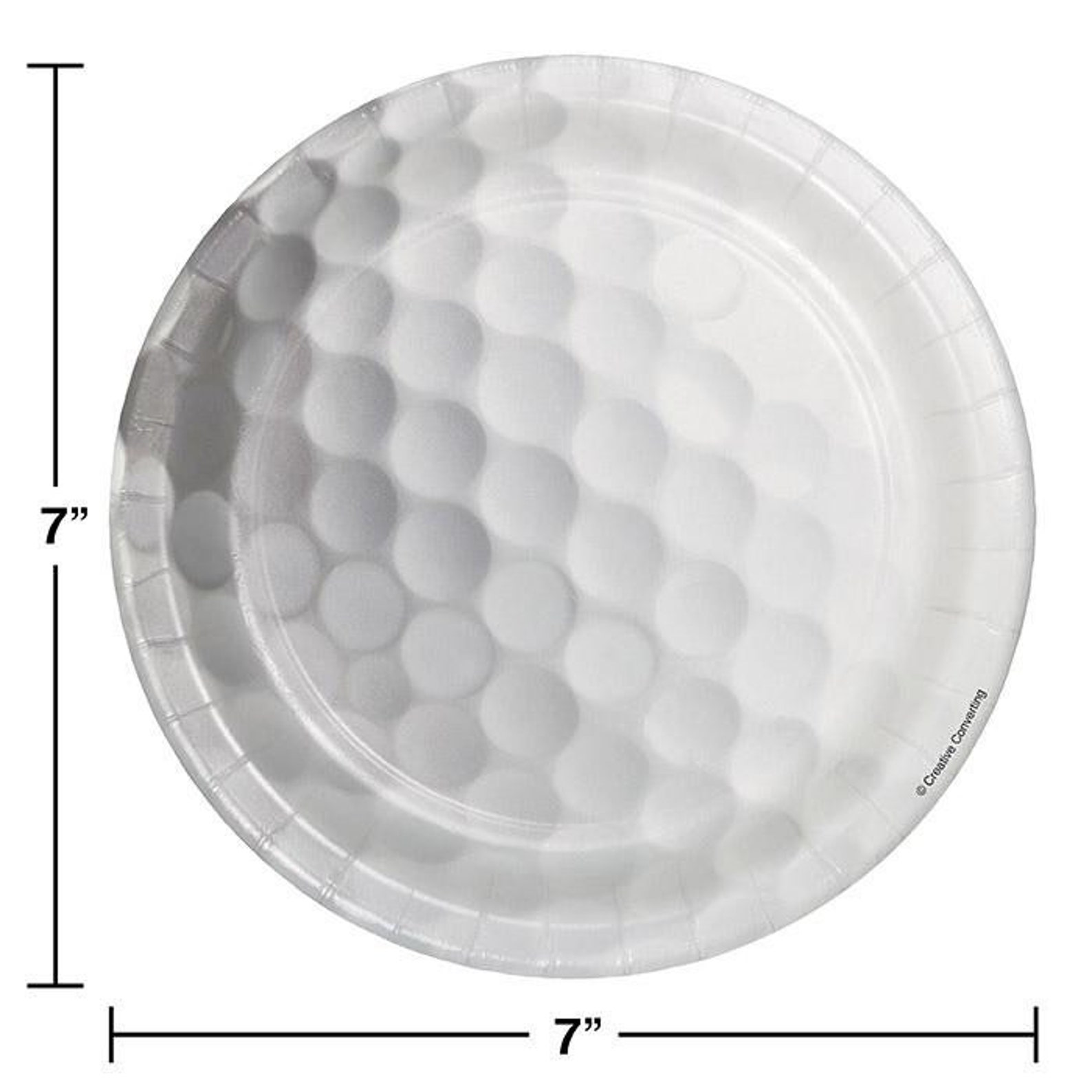Golf Dessert Plates Set of 8 Golf Party Theme Golf Event - Etsy