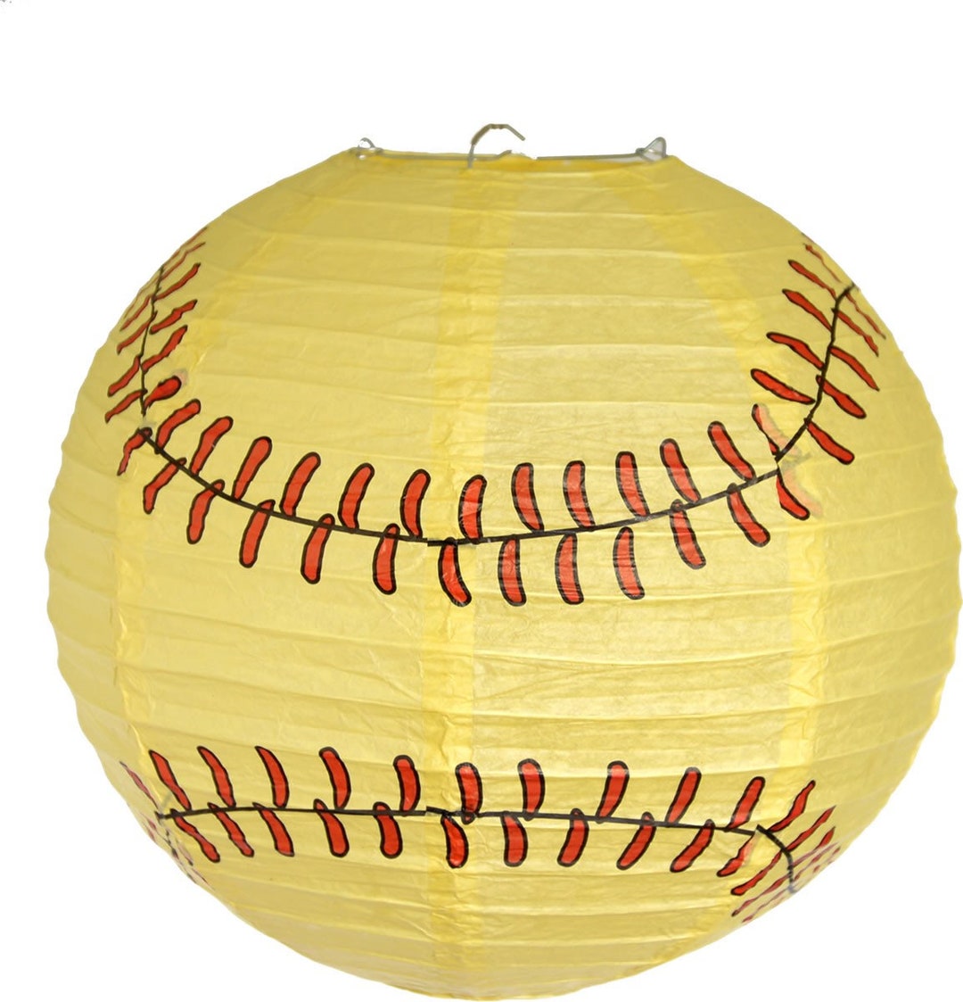 Softball 12” Lantern, Girl’s Fastpitch Softball, Softball Party - Etsy