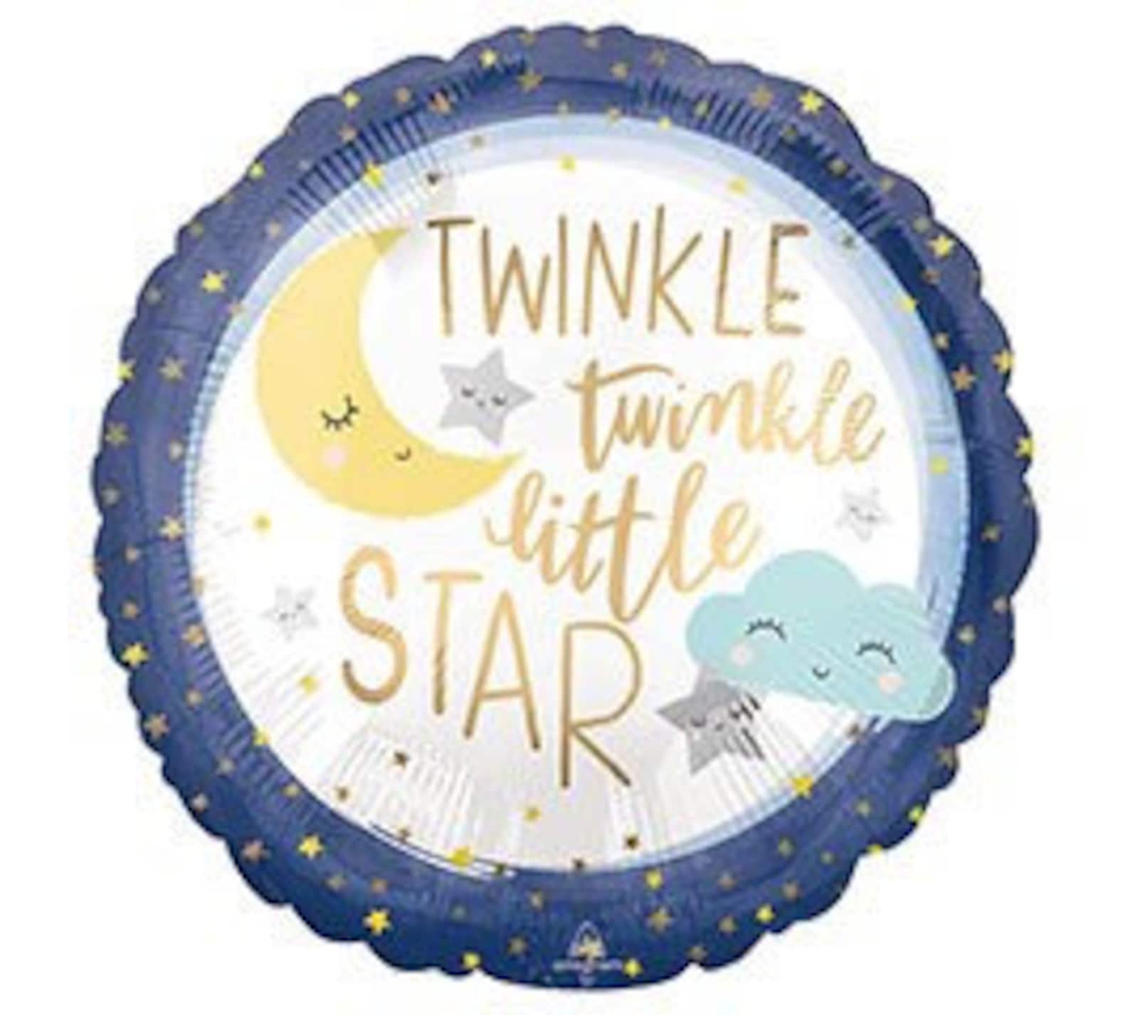 Twinkle Twinkle Little Star Balloon Bouquet Set of 5 - Etsy
