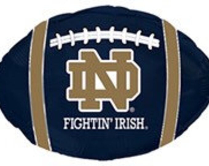 University of Notre Dame Balloon, 18 Foil Balloon, Fighting Irish ...