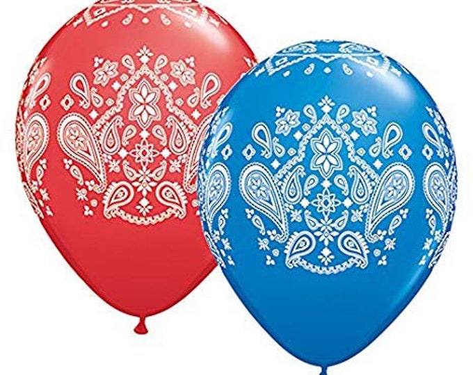 Bandana Balloon/western Party/western Party Decorations/rodeo Party ...