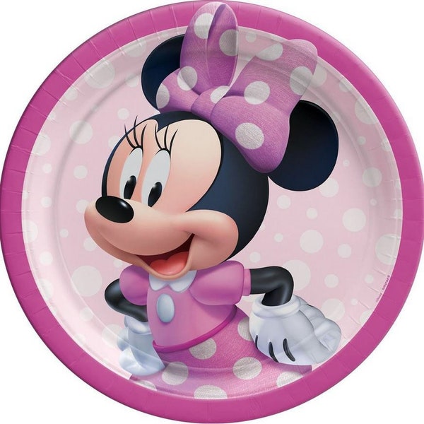 Minnie Mouse Plate - Etsy