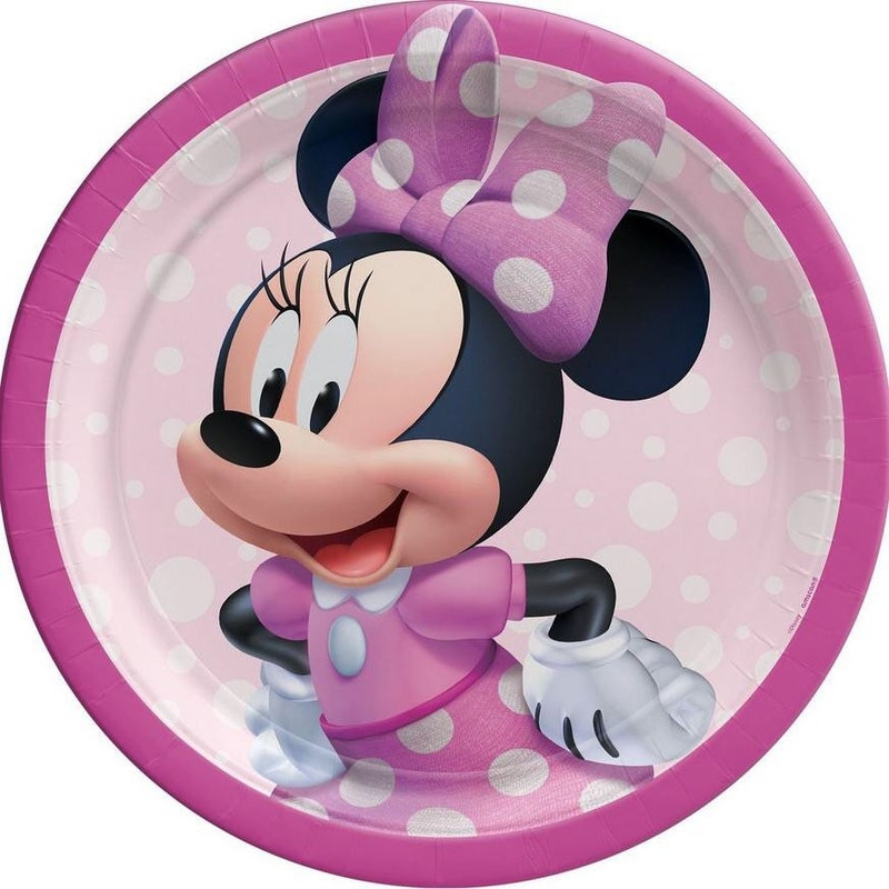 Minnie Mouse Plate - Etsy