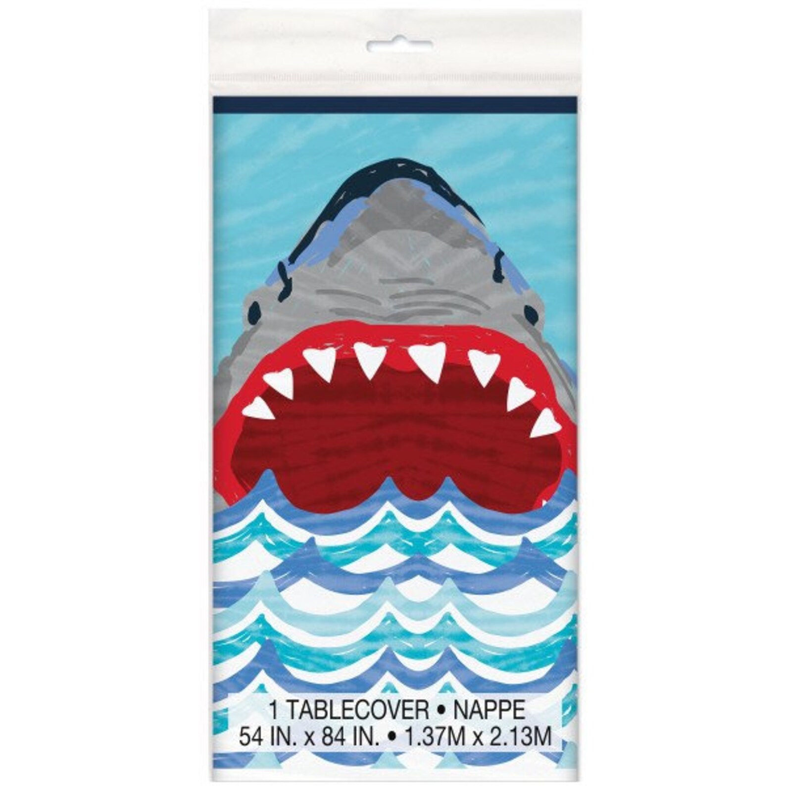Shark Party Plastic Table Cover 54 X 84 Inches Ocean Party - Etsy