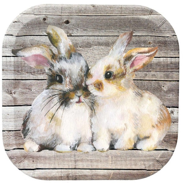 Rabbit Plates - Etsy
