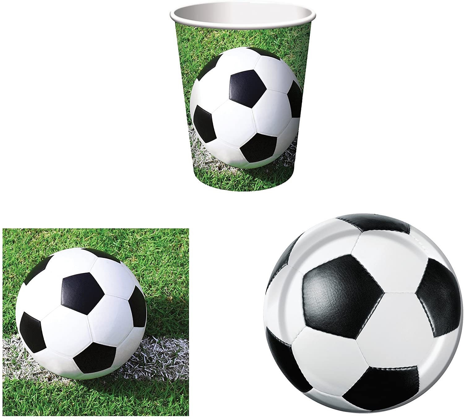 Sports Fanatic Soccer Dinner Plates Set of 8 Soccer Party - Etsy