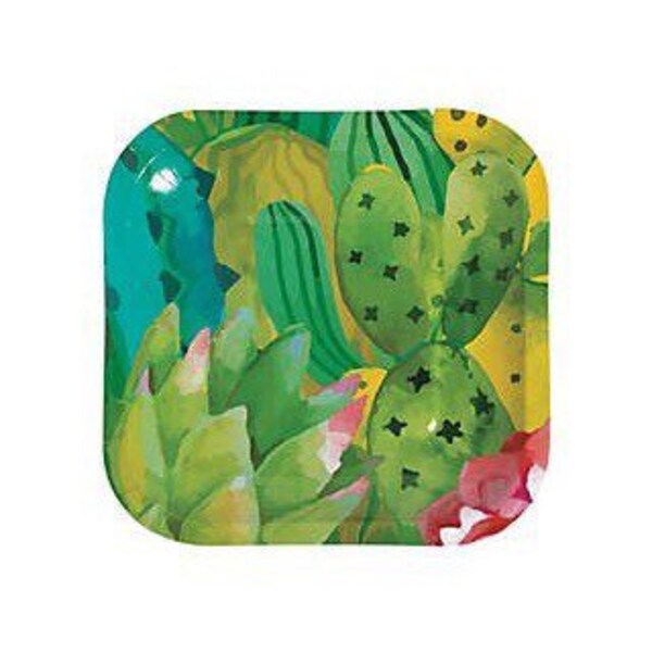 Cactus Party Plates - Etsy