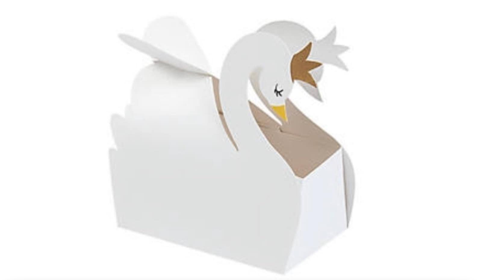 Swan Princess Favor Box Swan Party Set of 6 - Etsy