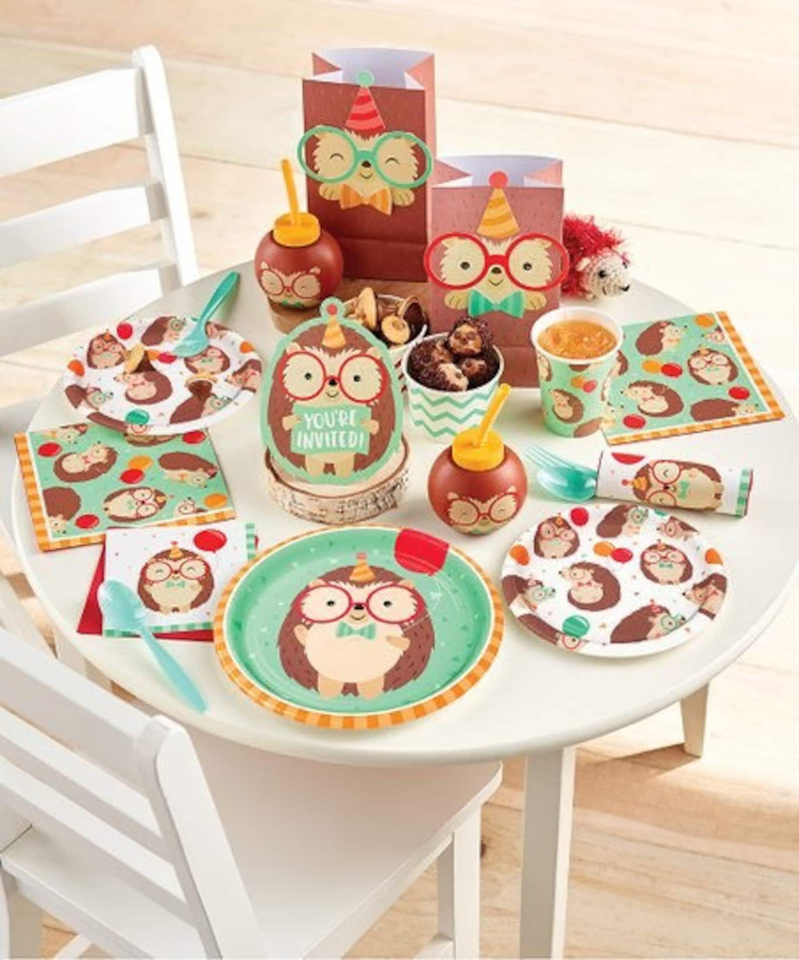 Hedgehog Party Happy Birthday Luncheon Napkins Hedgehog - Etsy