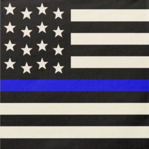 Thin Blue Line Law Enforcement Party Dessert Plates Set of 8 - Etsy