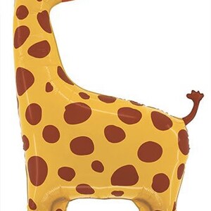 Giraffe 41” Balloon, Zoo Animal, Giraffe Birthday Party, Giraffe ...
