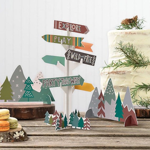 Adventure Wilderness Table Decorating Kit 3 Piece Set Wild | Etsy