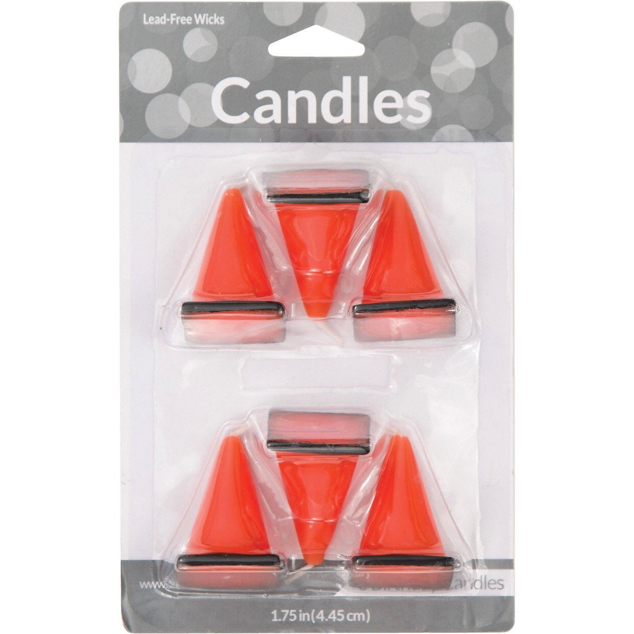 Construction Cone Candle Set Construction Birthday Set of 6 - Etsy