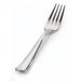 Set of 12 Silver Metallic Party Forks, Perfect for Weddings, Bridal ...