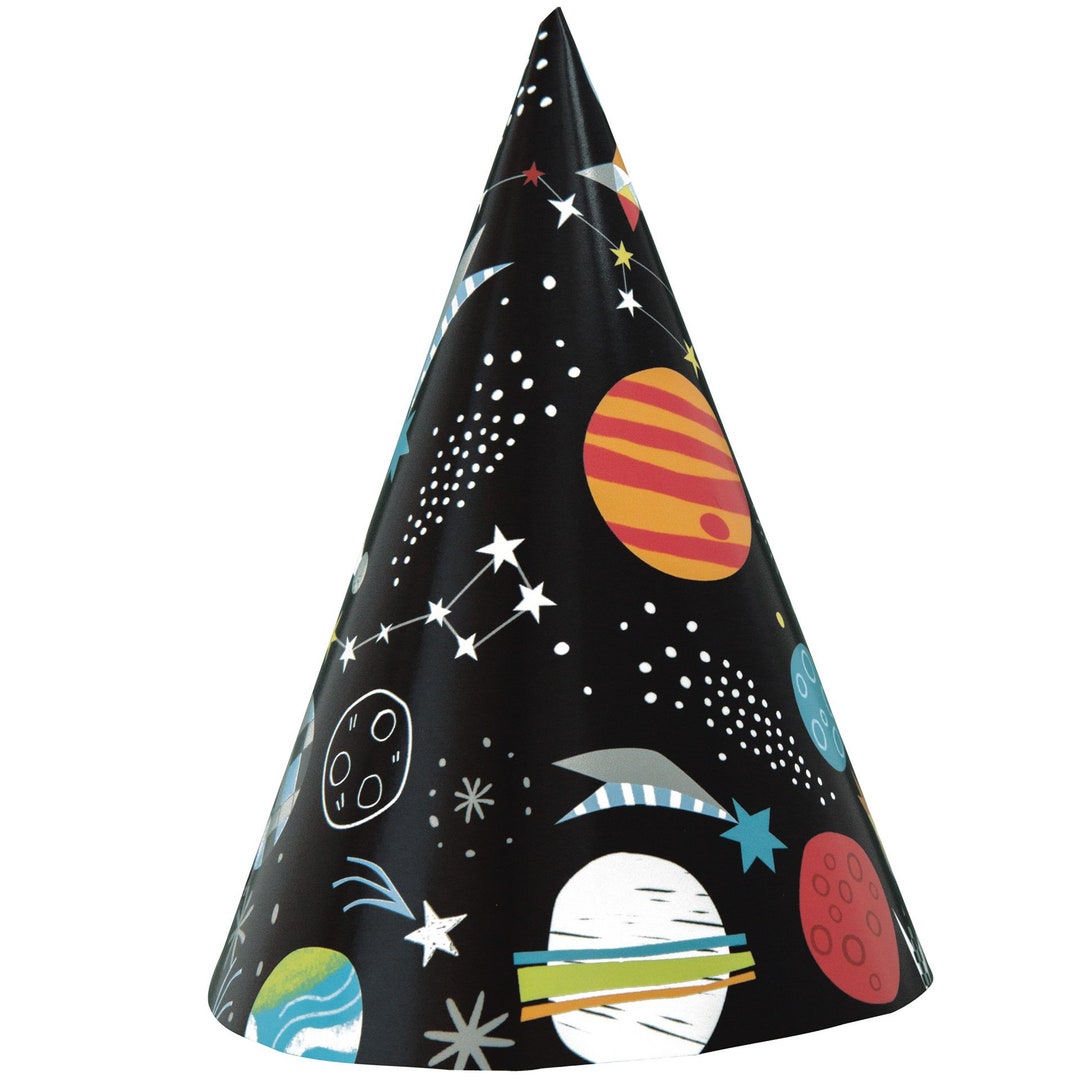 Outer Space Hats, Space Birthday, 8CT, Space Theme Hats - Etsy