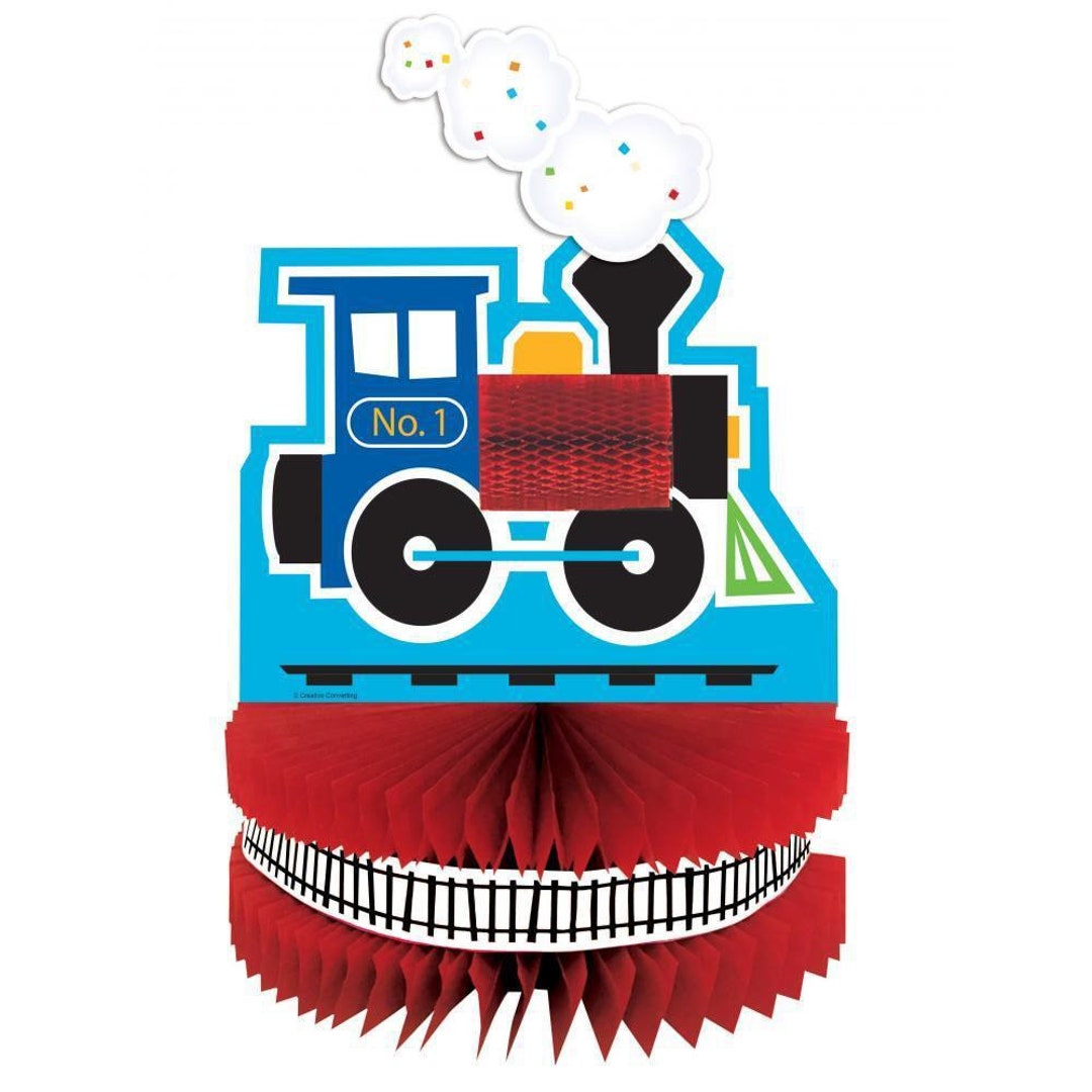 All Aboard Railroad Table Center Piece, Train Decoration - Etsy