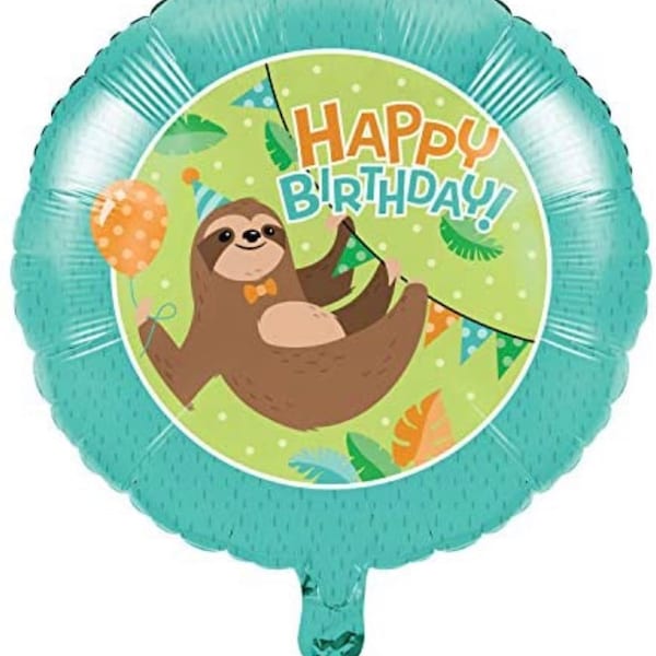 Sloth Balloon - Etsy