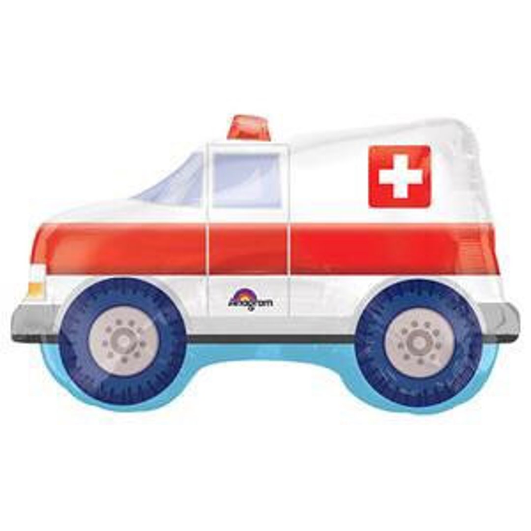 Ambulance 33” Balloon, EMT Balloon, Emergency Vehicle Balloon, First ...