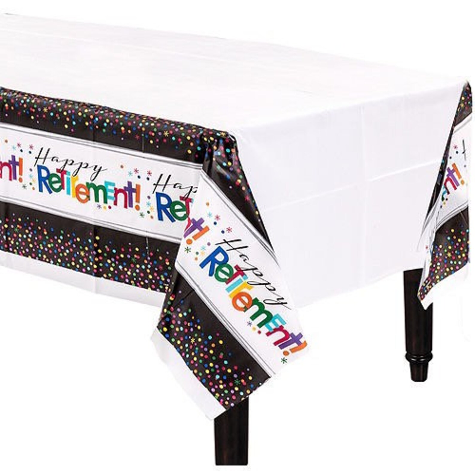 Happy Retirement Celebration Table Cover 54in X 102in Plastic - Etsy UK