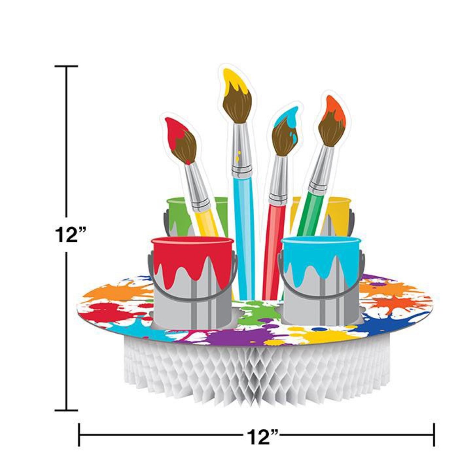 Art Party Table Centerpiece 12 tall Art Birthday Decor | Etsy