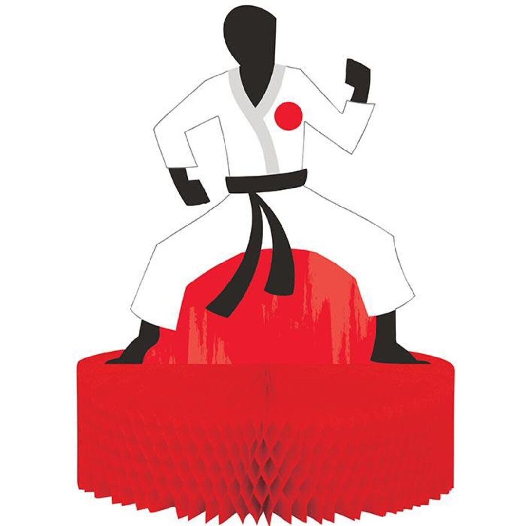 CLOSEOUT!! 50% OFF Karate Theme Table Centerpiece, Karate Tableware ...
