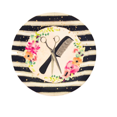 Salon Style 9 Dinner Plates Set of 8 Great for Makeover - Etsy