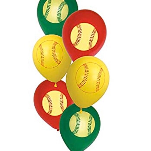 Girl's Fastpitch Softball Balloon 18 Softball Party - Etsy